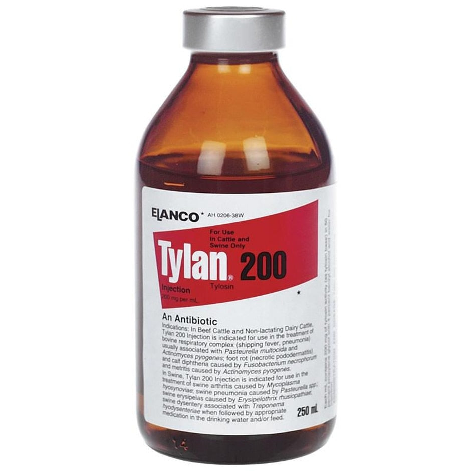 Elanco Tylan® 200 Injection(Tylosin) - Monticello, GA - Macon, GA ...
